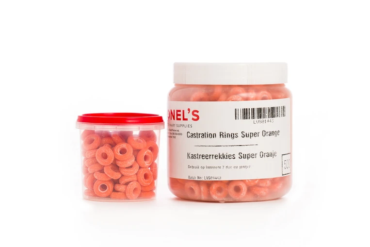 Lionels Castrator Rings Hd Orange P/100 | Agrimark