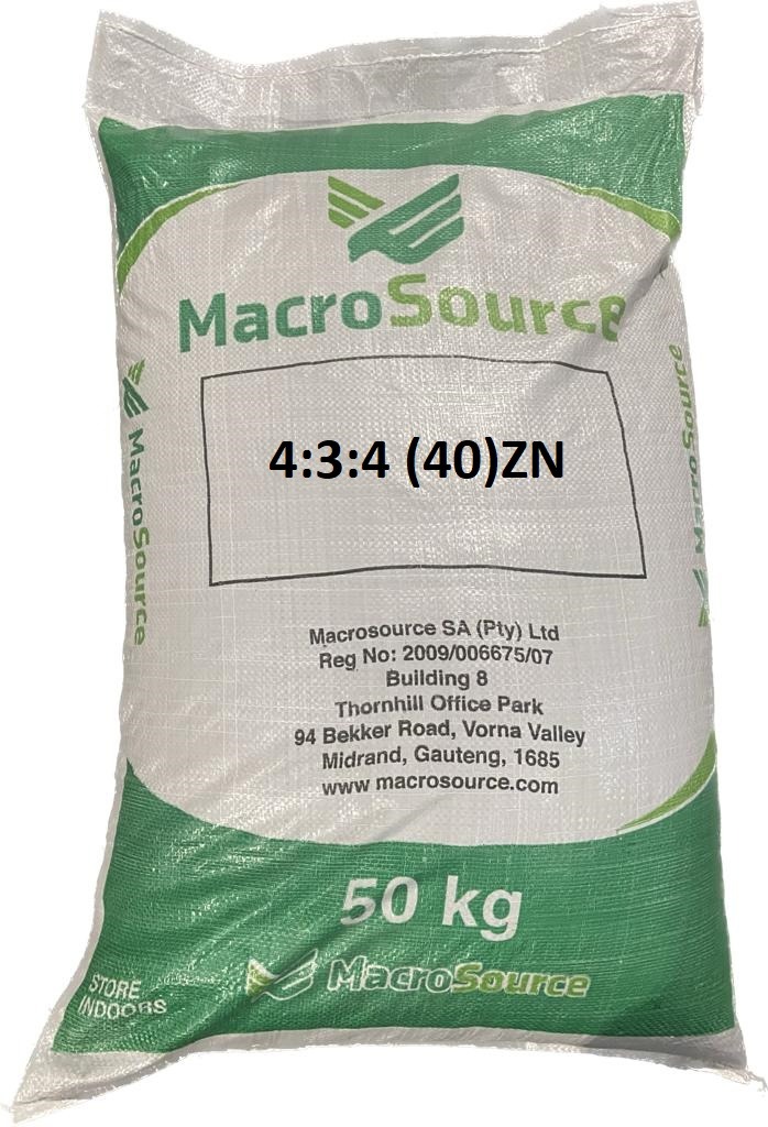 Macrosource 4:3:4 (40) +0.5zn 50kg | Agrimark