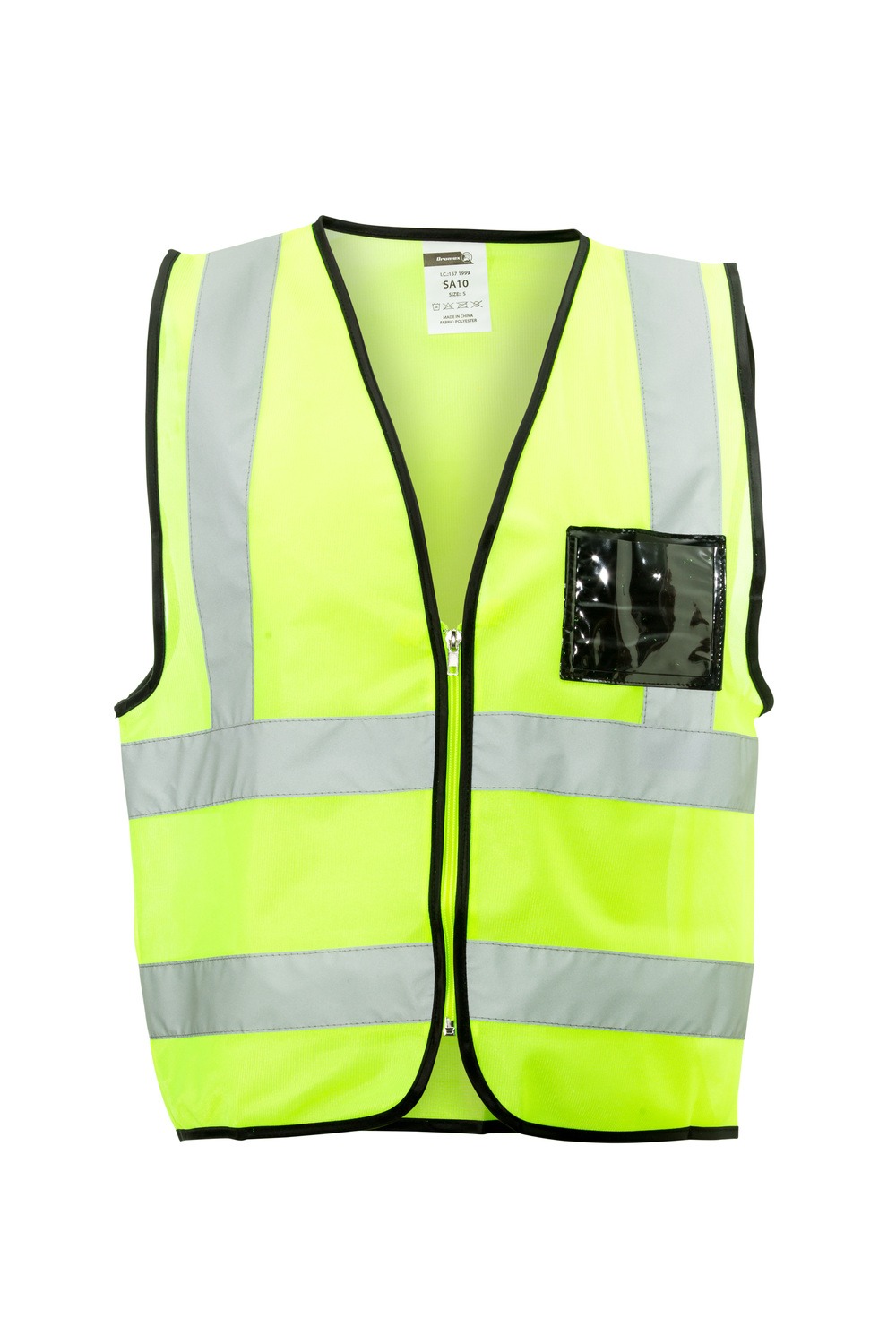 Dromex Vest Reflective Zip Lime | Agrimark