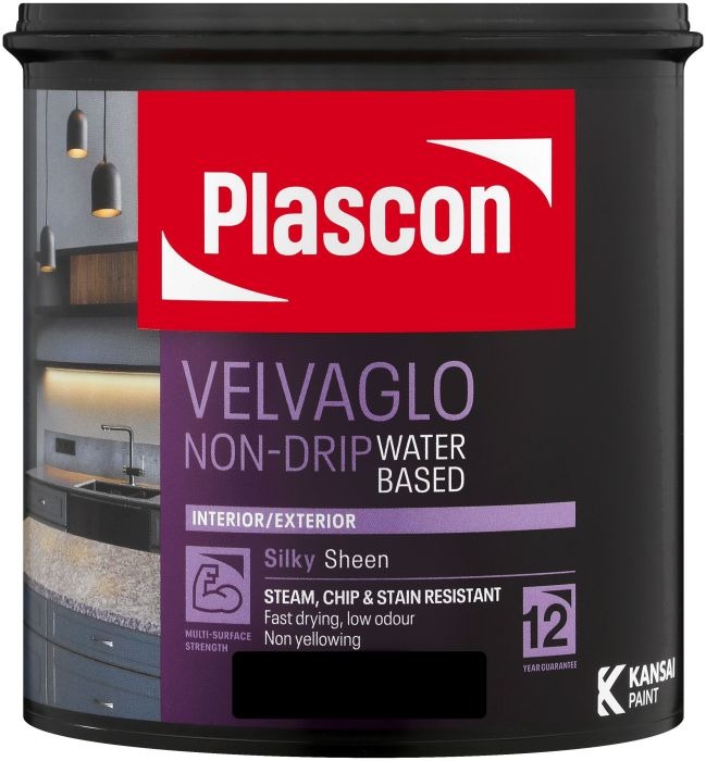 Plascon Velvaglo Black 1L | Agrimark