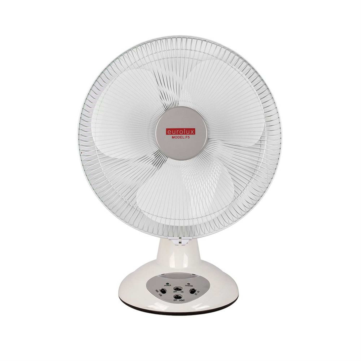 Eurolux Rechargeable Desk Fan and Night Light 35cm | Agrimark