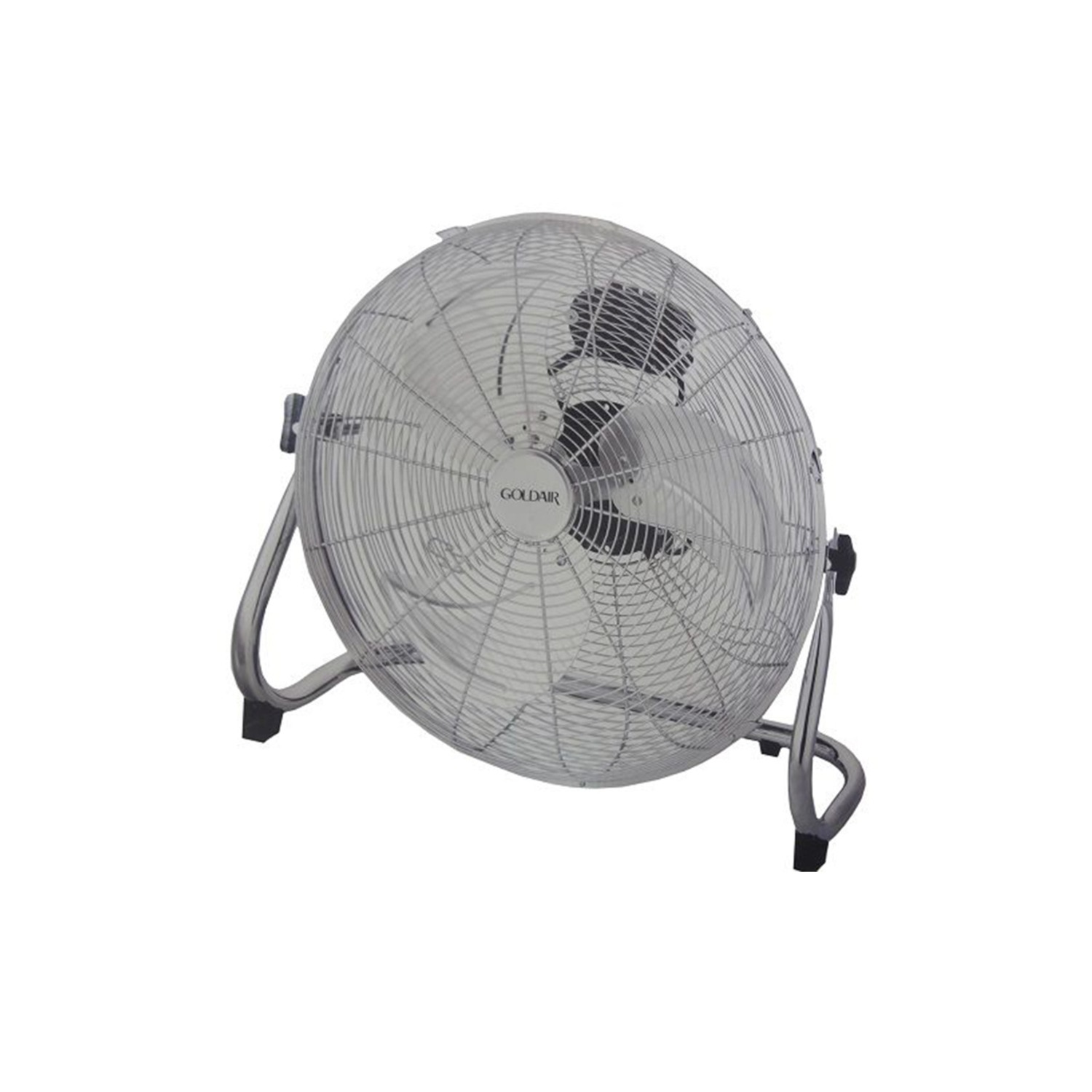 Goldair 46cm High Velocity Floor Fan Silver | Agrimark