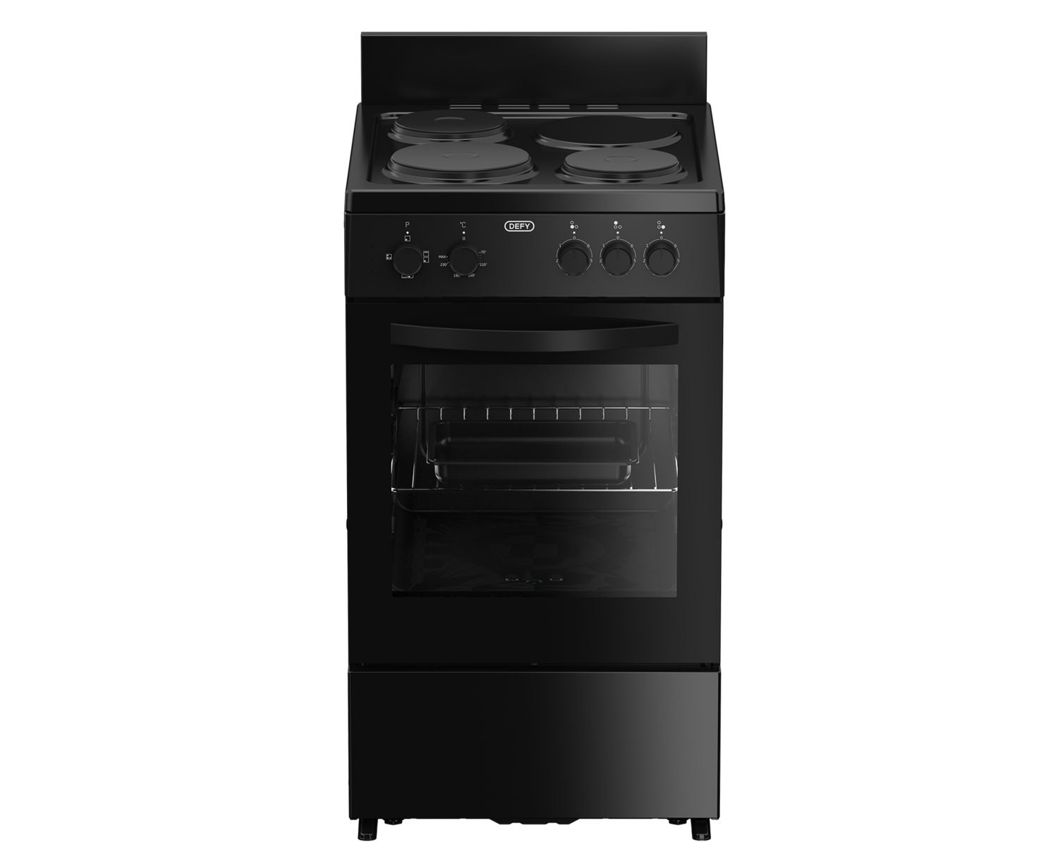 Defy 50cm 3 Plate Compact Plug In Stove | Agrimark