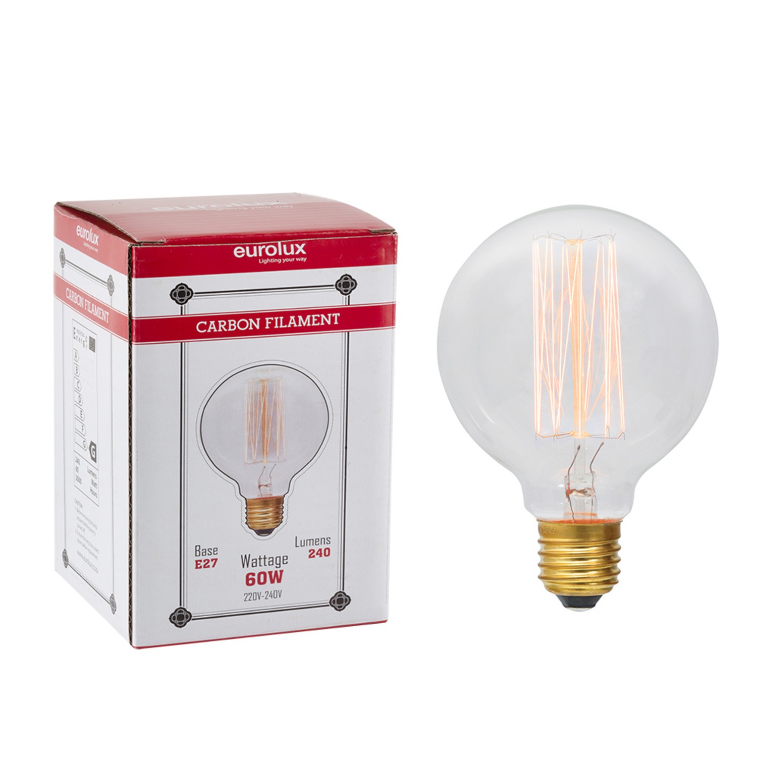 Eurolux Globe 60W E27 Mini Squirrel Cage | Agrimark