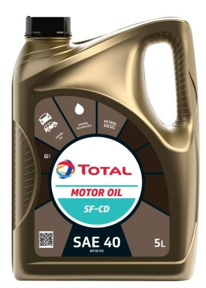 Total Motor Oil SF SAE 40 5L | Agrimark
