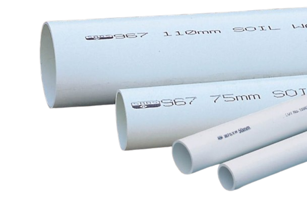 Swan Plumbeasy Pvc SV Pipe wht 110mmx6m | Agrimark