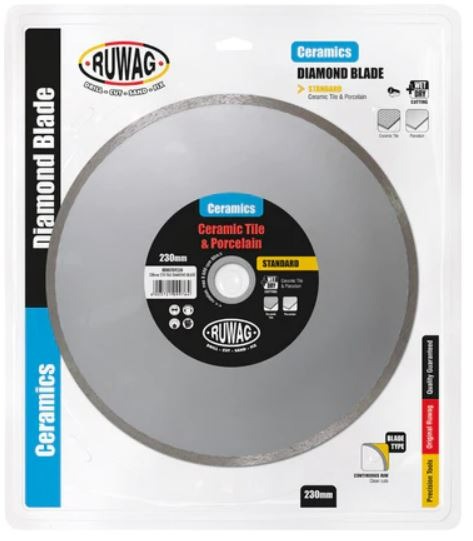 Ruwag Cutdisc 230 Diamond Blade Std Tile | Agrimark