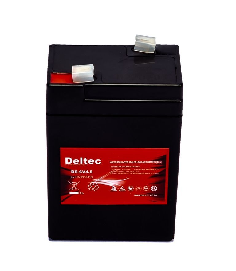 DELTEC BATTERY AGM 20HR 4.5AH 6V | Agrimark