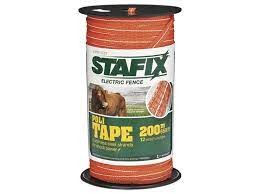 STAFIX POLITAPE 12MM X 200M ORANGE/BLUE | Agrimark