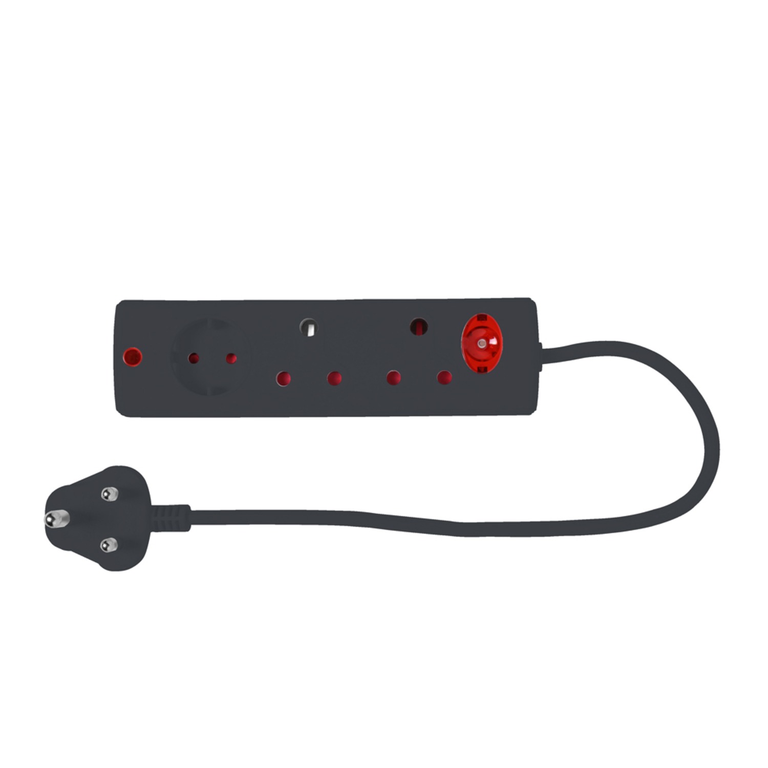 Electricmate Black 3-Way Multiplug | Agrimark