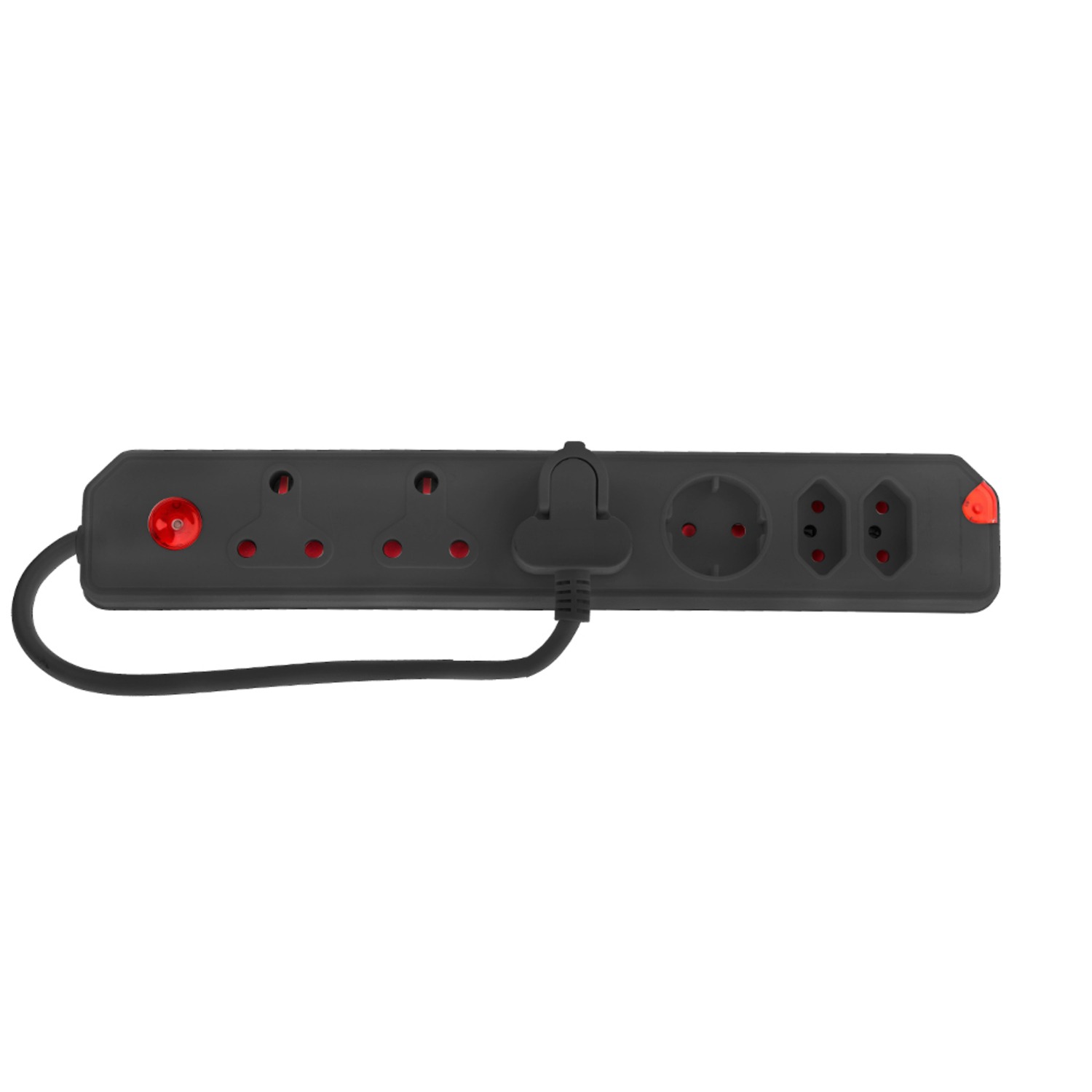 Electricmate Black 6-Way Multiplug | Agrimark