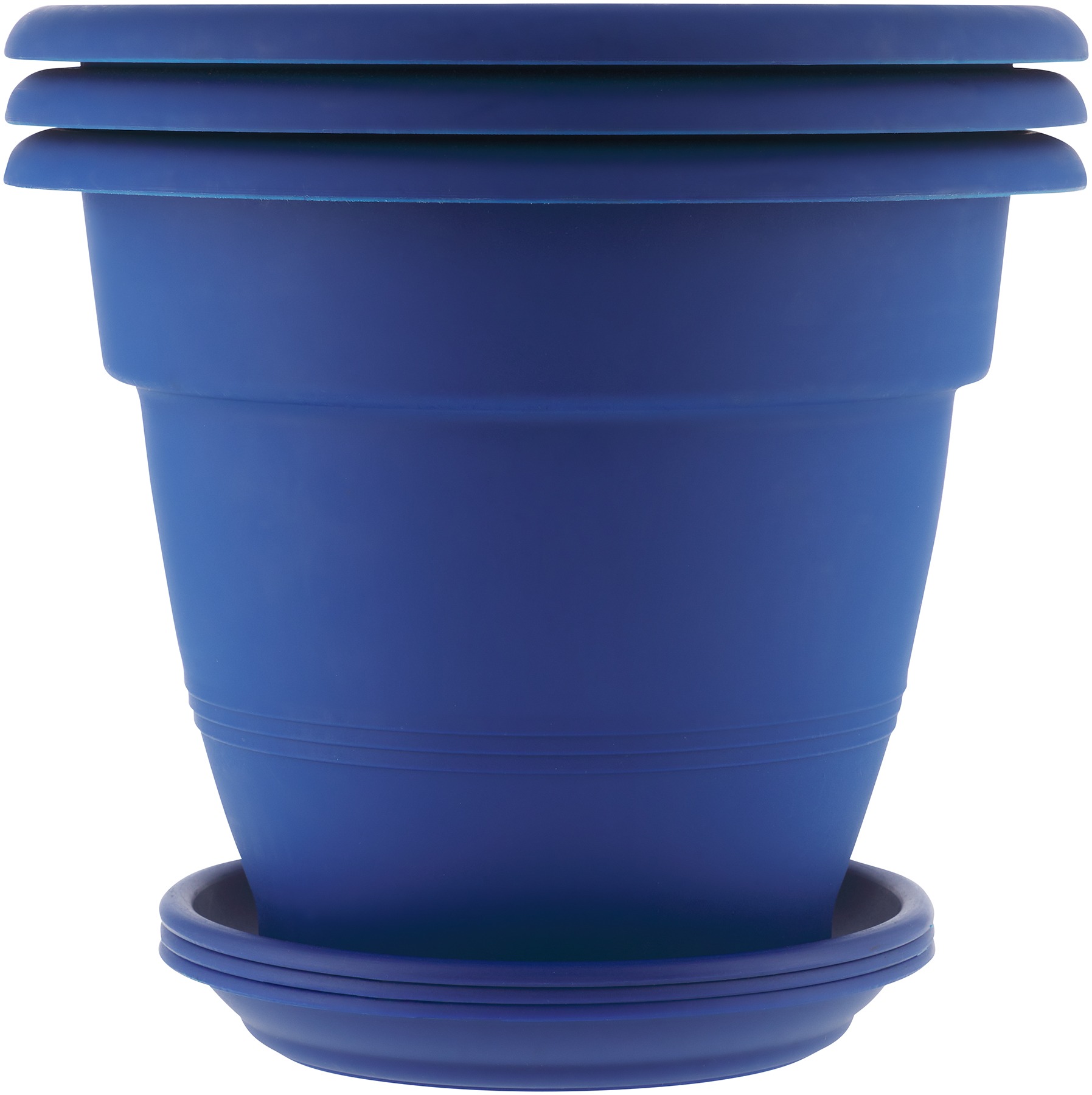 Venus Plant Pot & saucer X3 26cm | Agrimark