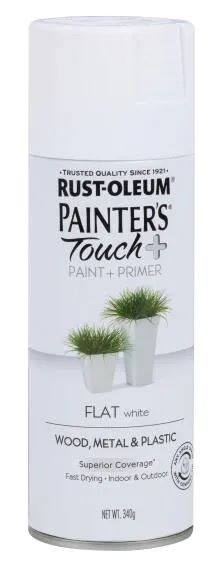 Rustoleum Painters Touch+ Flat White 340 | Agrimark