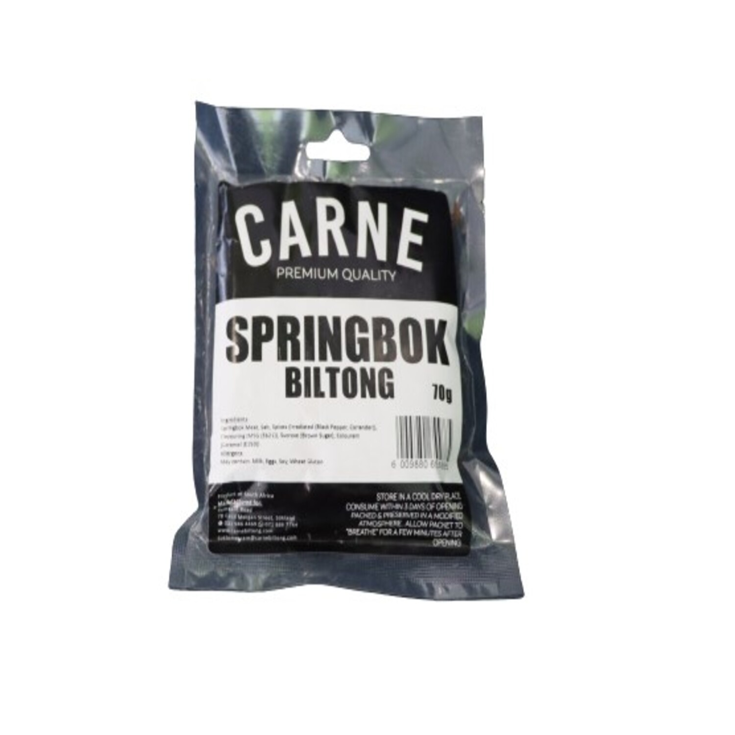Carne Biltong Springbok 70g | Agrimark