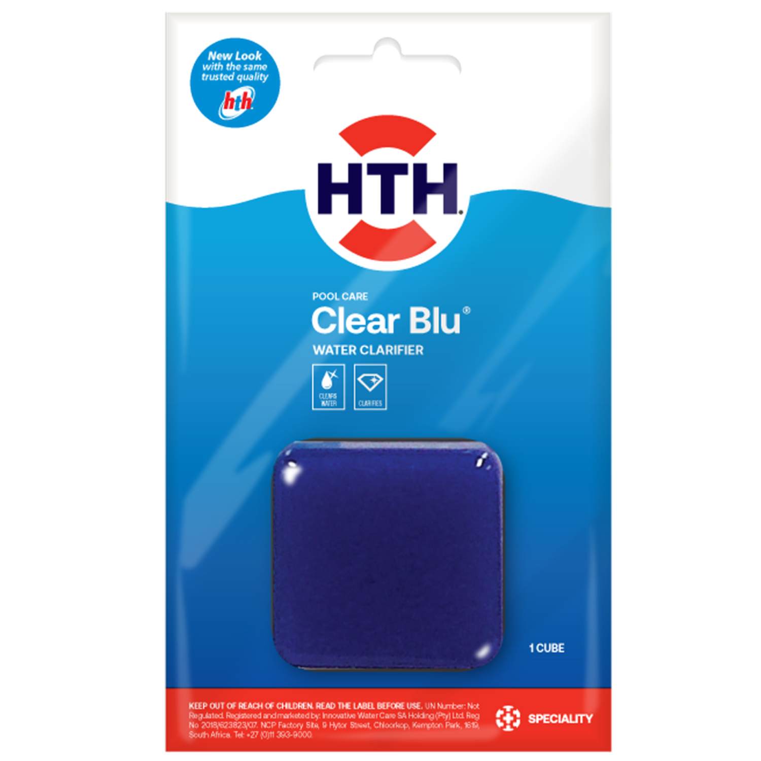 HTH Clear Blu Gel Block 110g | Agrimark