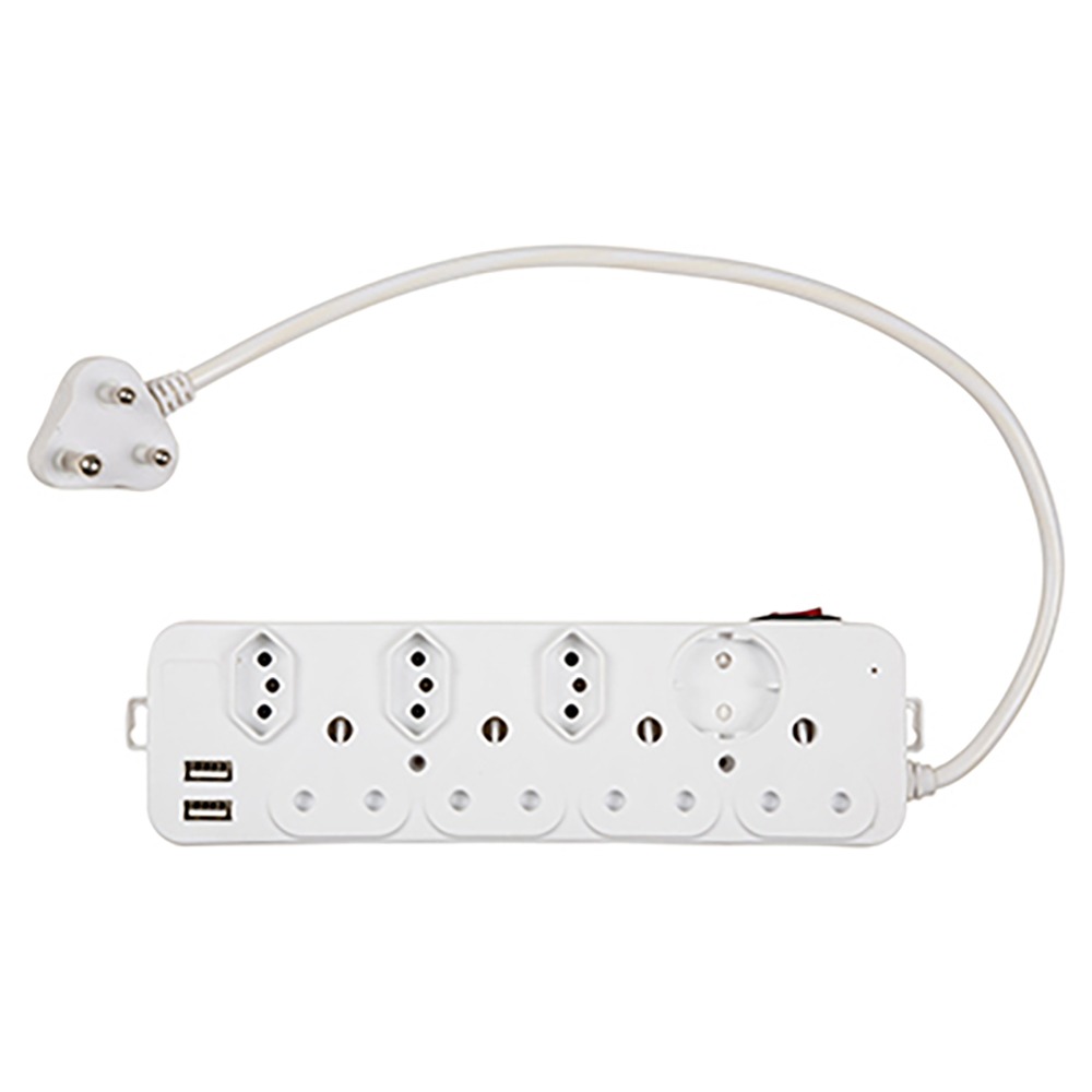 Eurolux 8 Way Multi Plug With Usb 2.1a | Agrimark