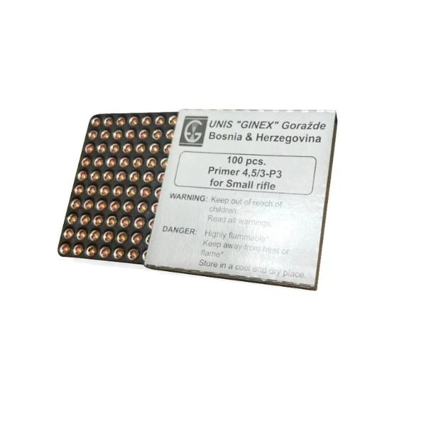 Ginex Primer Small Rifle P3 100 | Agrimark