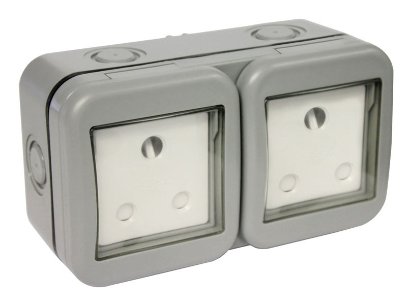 Masterplug Ip55 - Socket Dbl 16amp Ip55 | Agrimark