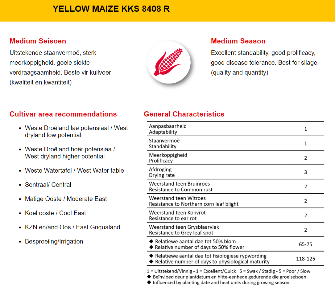 Lg Bv Maize Kks8408r 60k | Agrimark