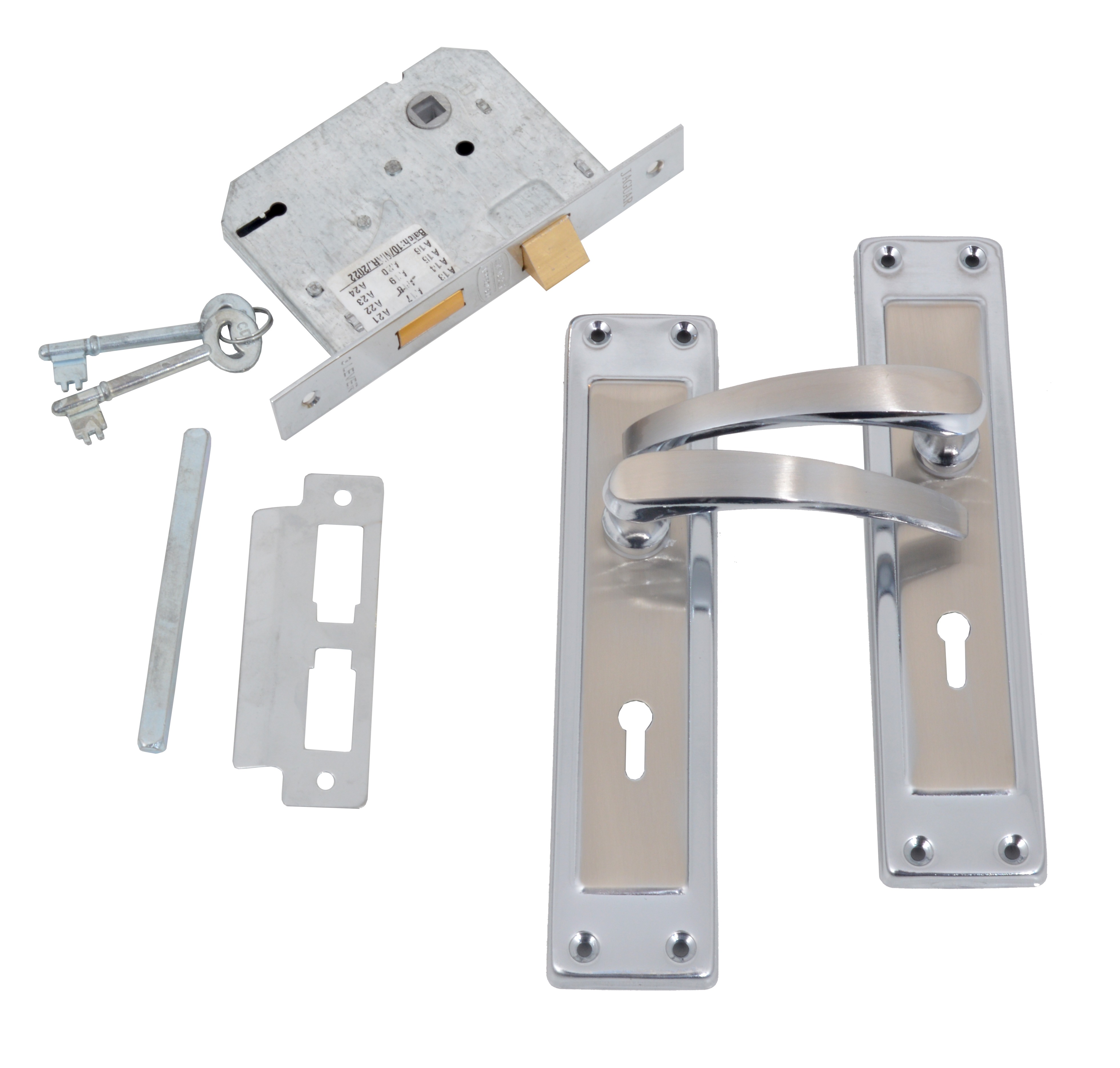 Jaguar DÉcor 200mm E/man CP/SN 3l Lockset | Agrimark