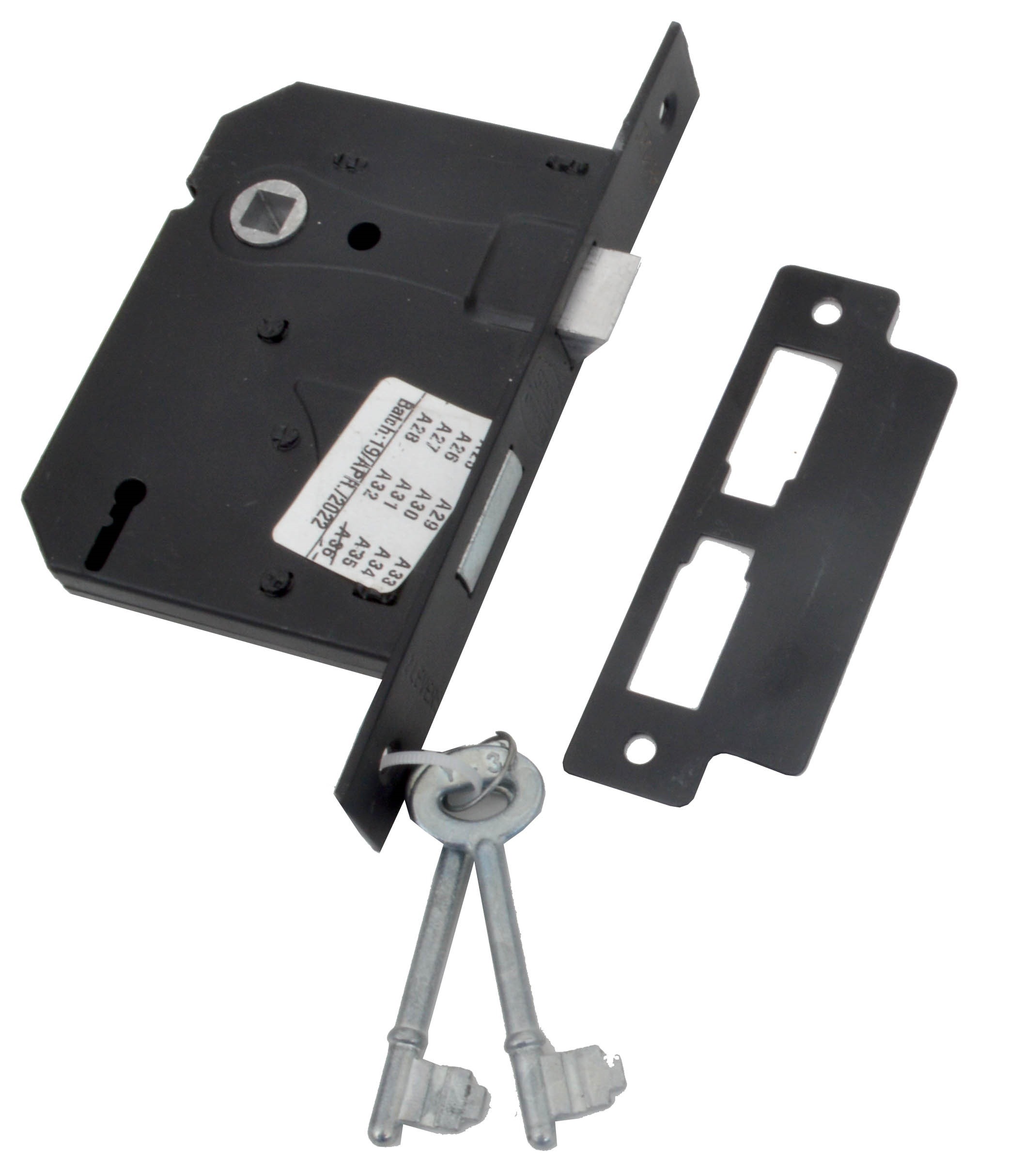 Jaguar Lock Body Eby L Blk + Blkface | Agrimark