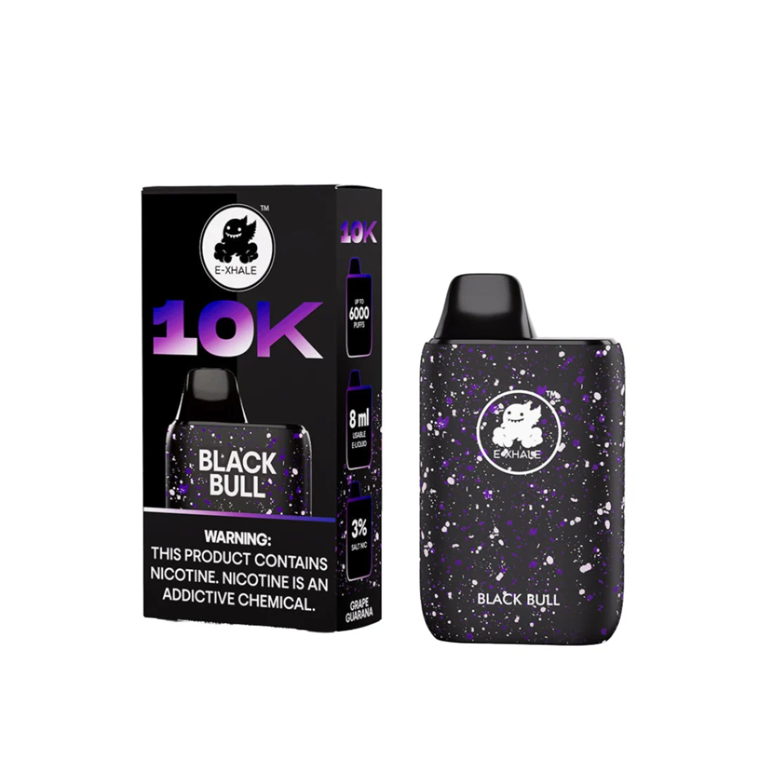 Exhale 10k Black Bull 6000 Puffs | Agrimark