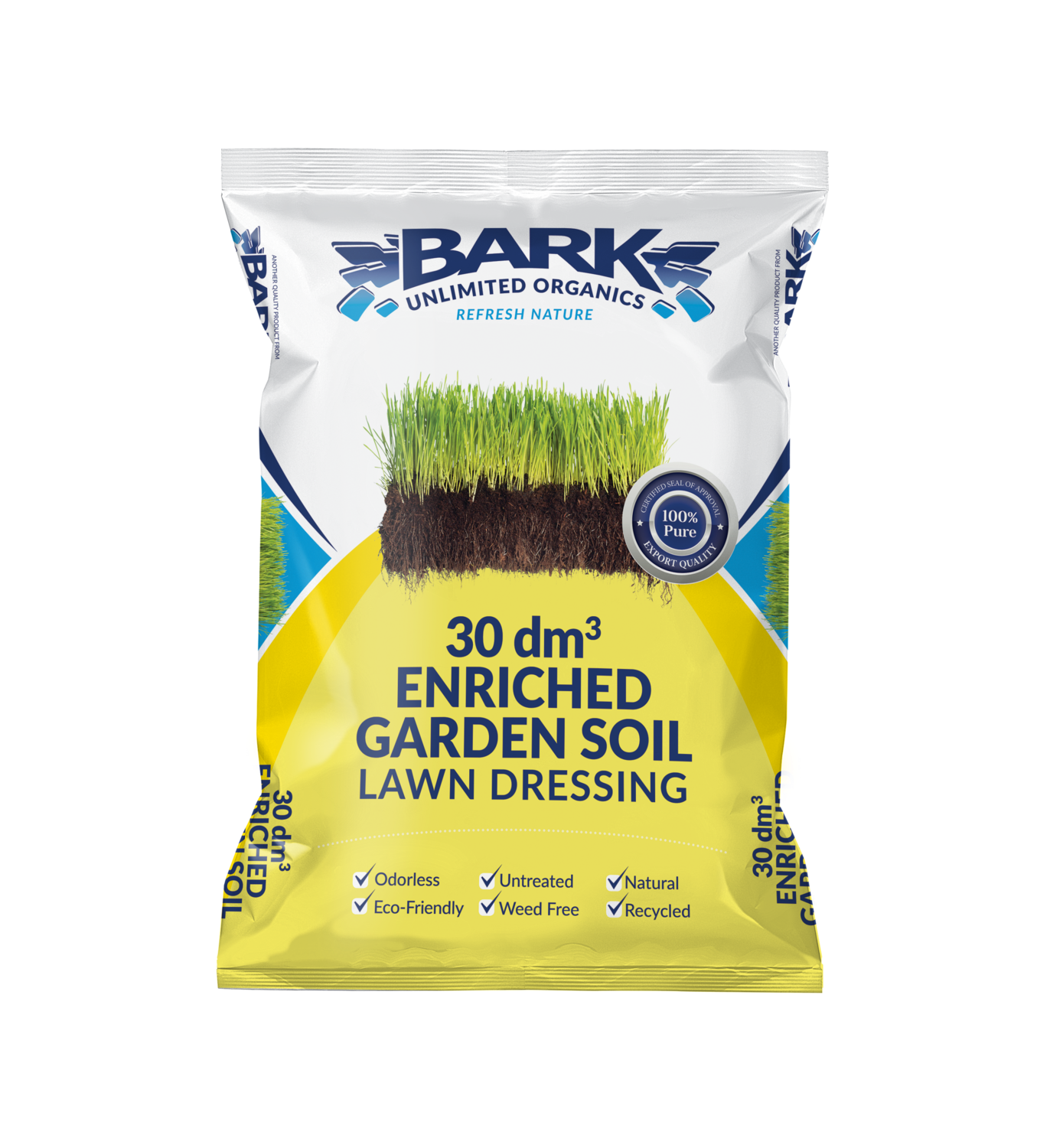 Bark Unlimited Lawn Dressing Yellow | Agrimark