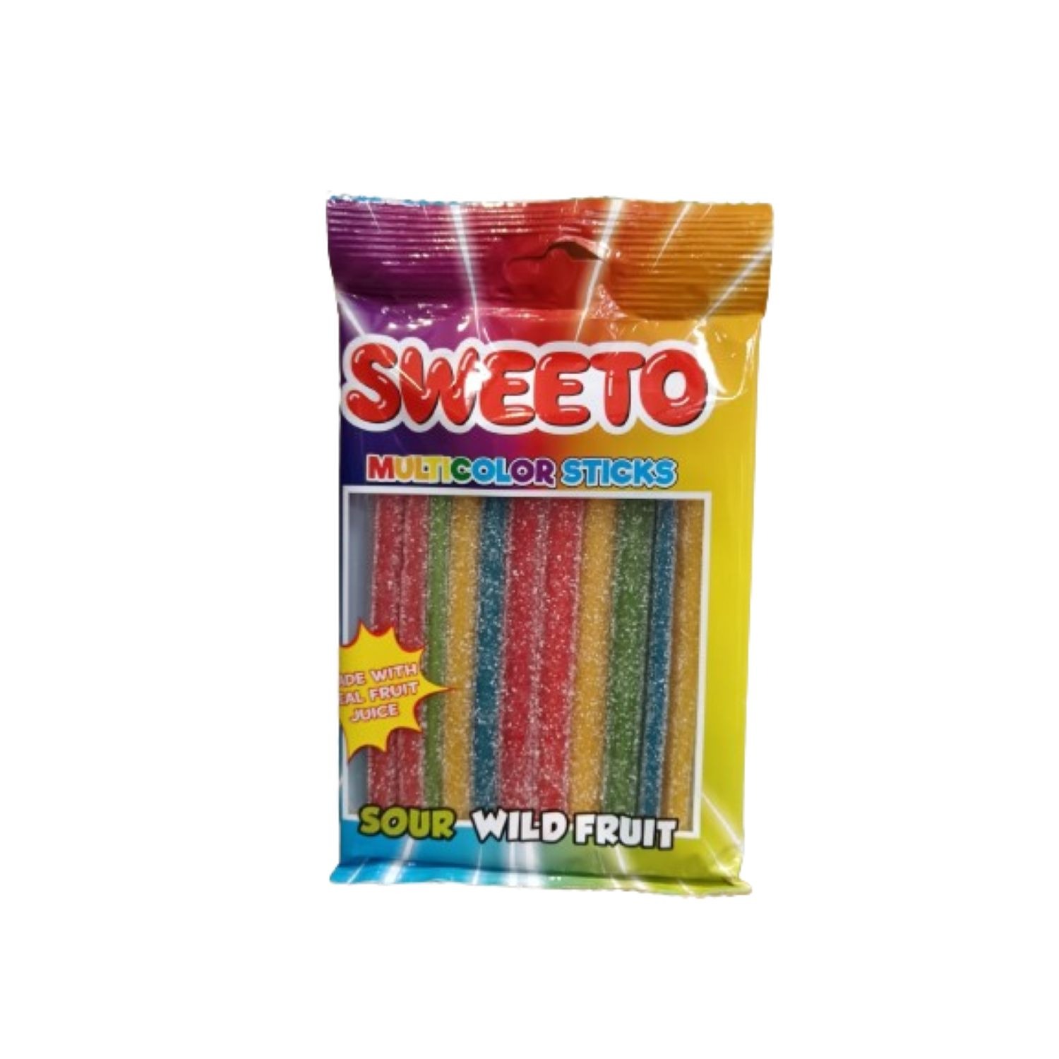 Gordon Sweets Sweeto Rainbow Sticks 80g | Agrimark