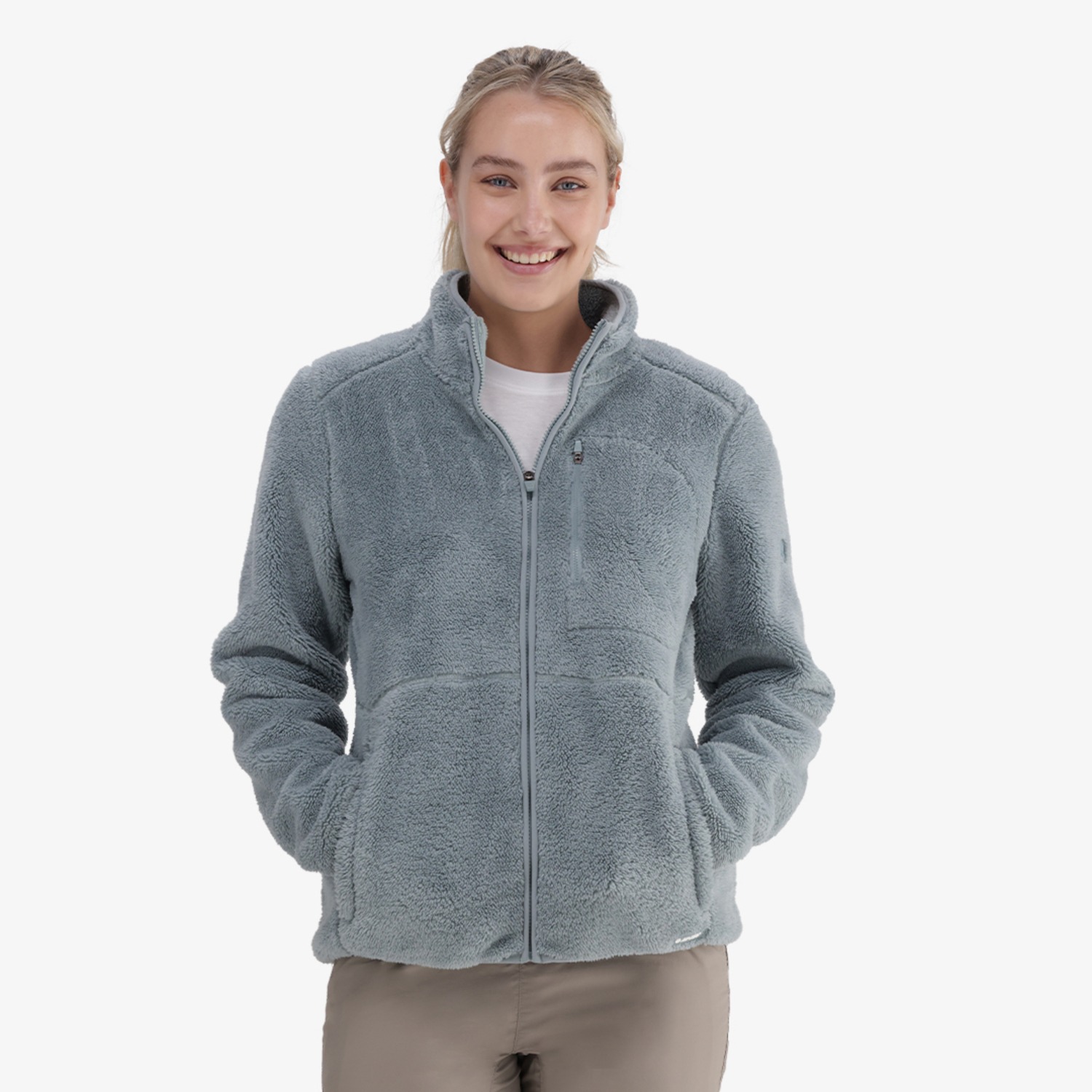 Hi-Tec Ladies Emilia Fleece Jacket Slate | Agrimark