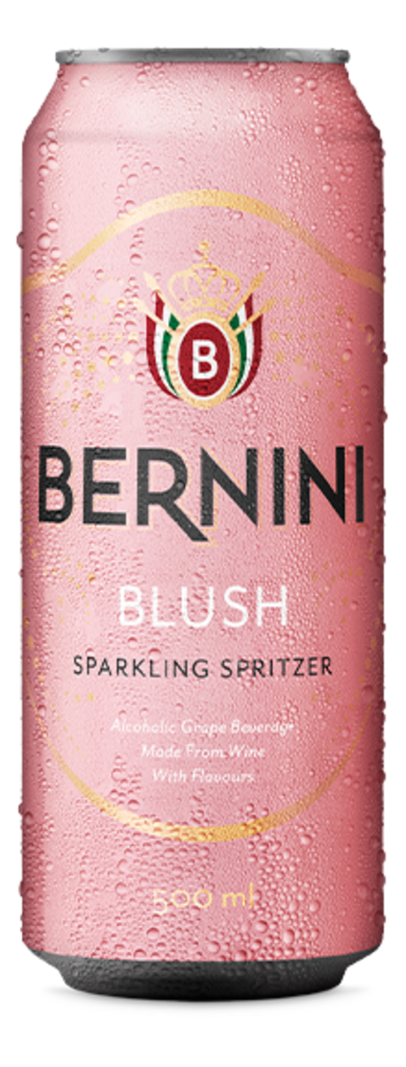 Bernini Sparkling Spritzer Blush Can 500ml | Agrimark