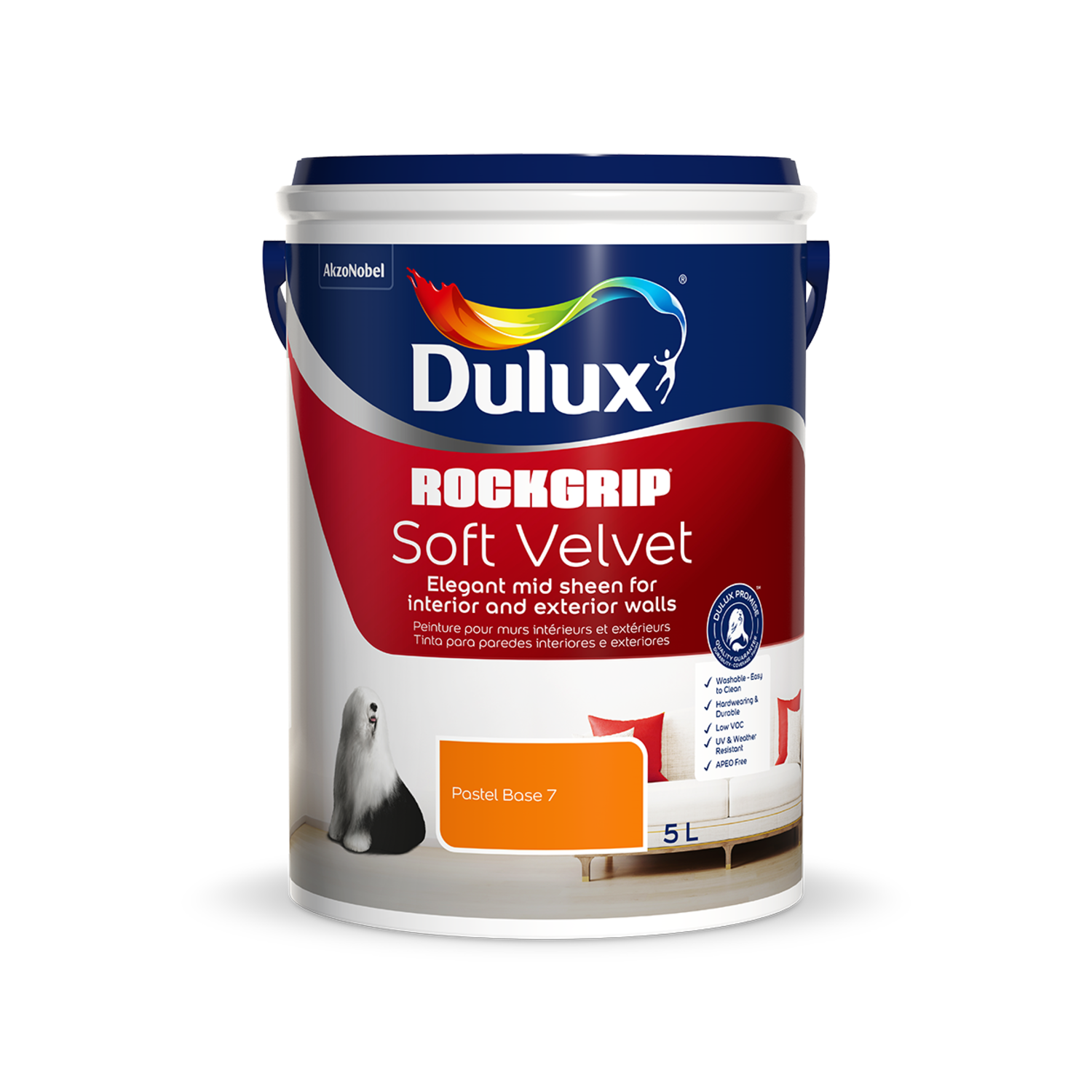 Dulux Rockgrip Soft Velvet Tint Base | Agrimark