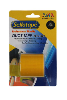 Sellotape Duct Tape Yellow 48mmx5m | Agrimark