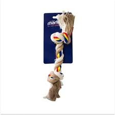 Marltons Dog Rope Bone 10'' Each | Agrimark