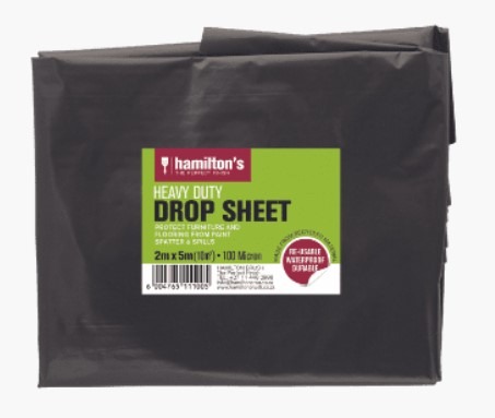 Hamilton Plastic Drop Sheet 2m X 5m | Agrimark