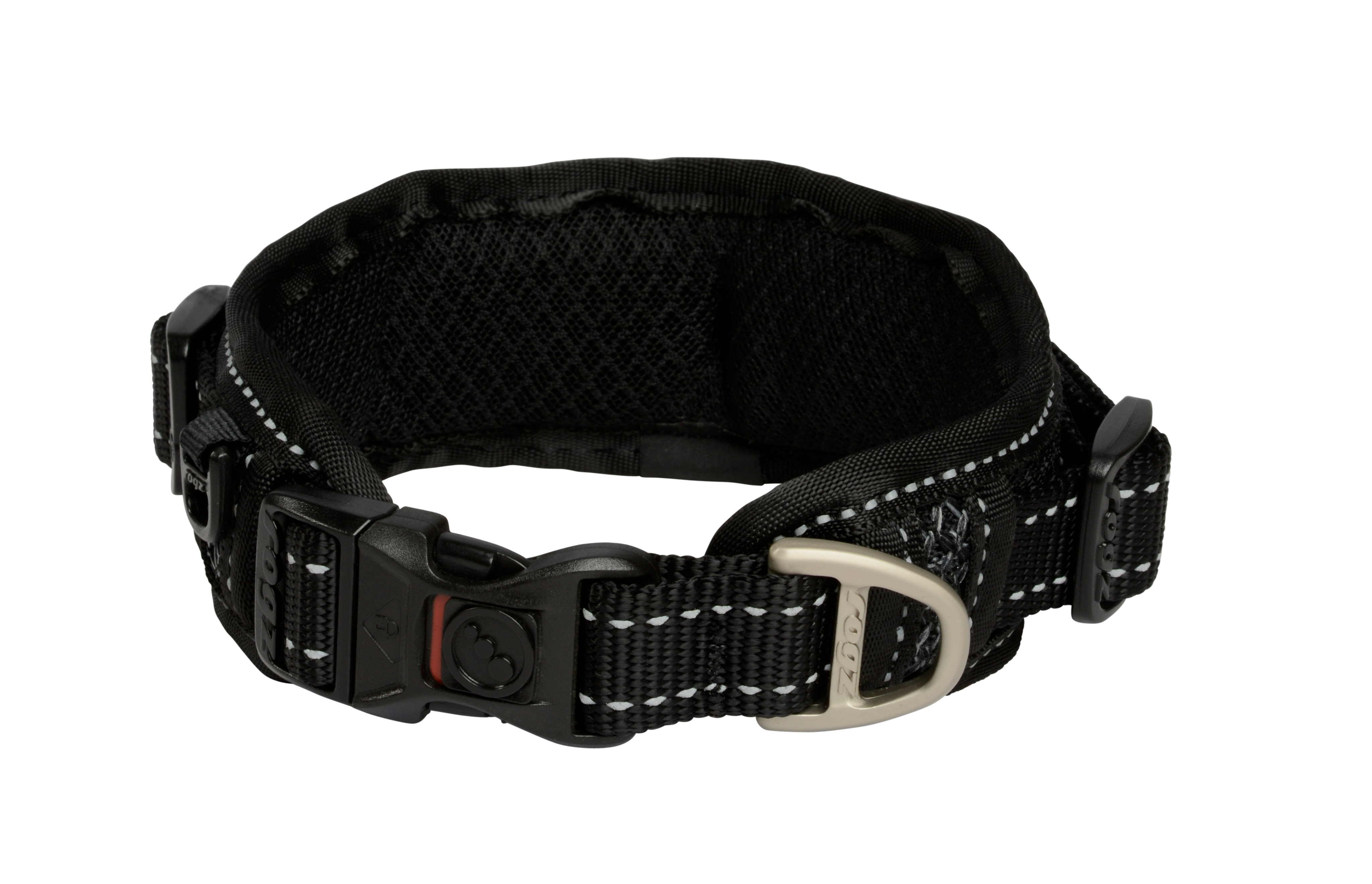 Rogz Utility Class Collar Padded Black | Agrimark