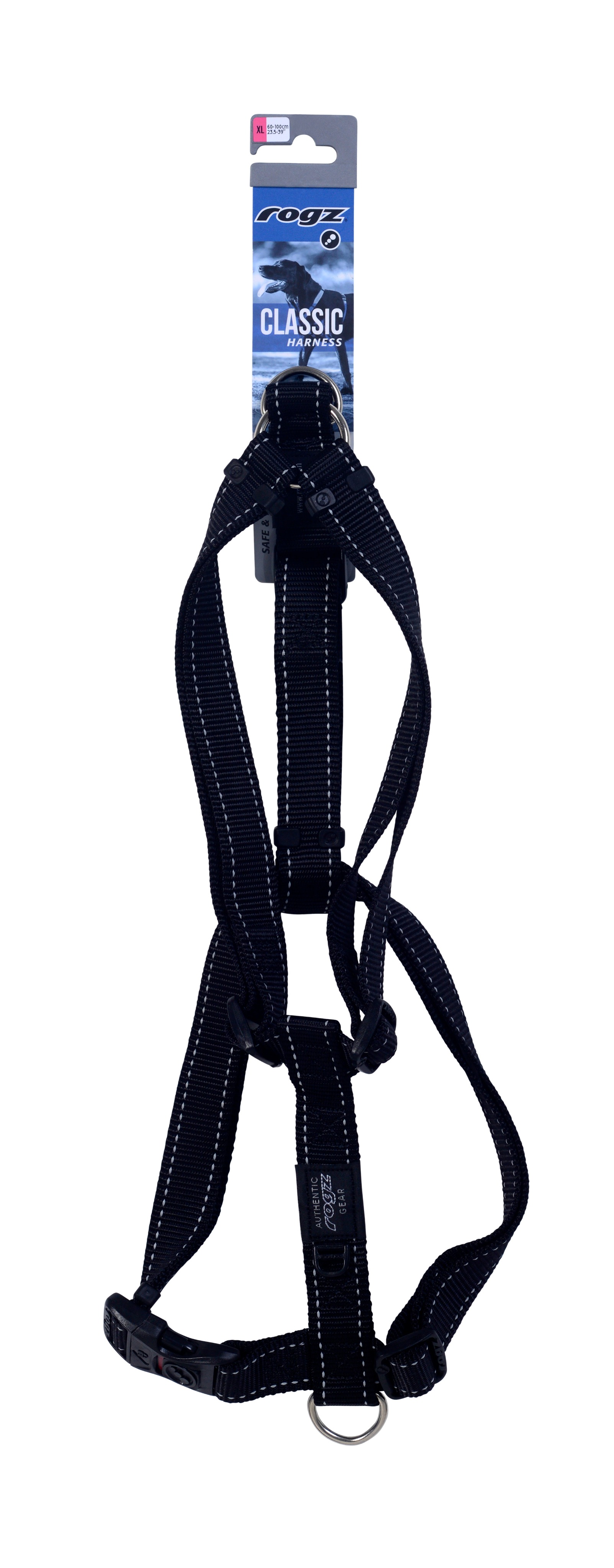Rogz Utility Classic Harness Black | Agrimark