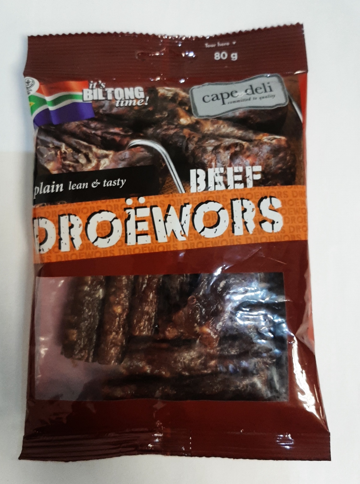 Cape Deli Beef Droewors Original 80g | Agrimark