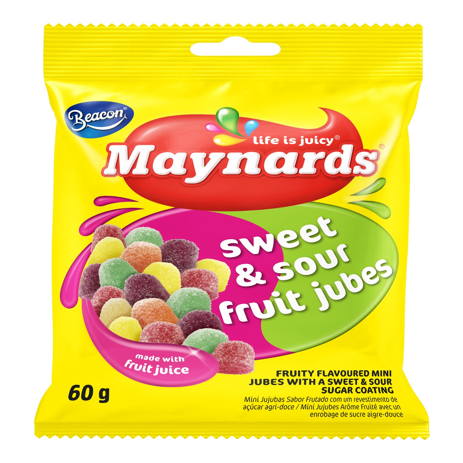 Beacon Maynards Mini Swt&sour Jubes 60g | Agrimark