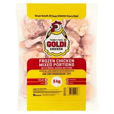 Goldi Iqf Chicken Mix Portions 5kg | Agrimark