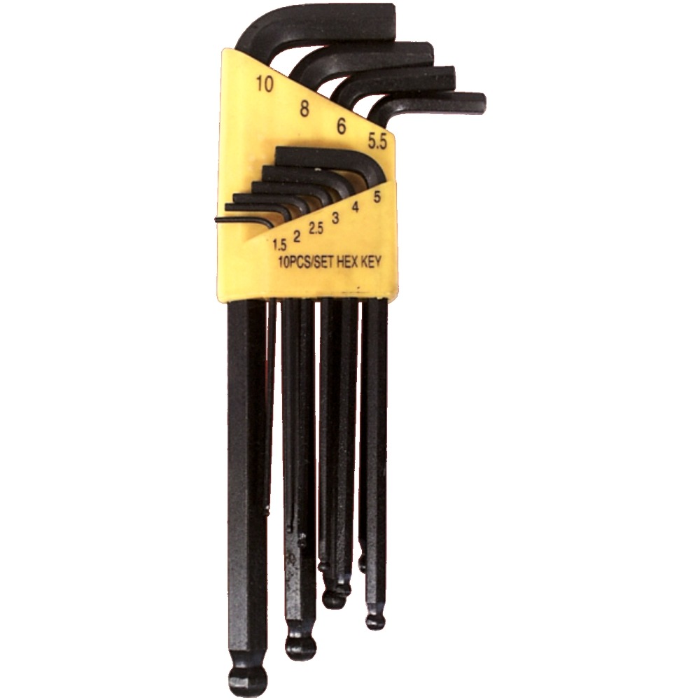 Tork Craft Allen Key Set Ball 10pc | Agrimark