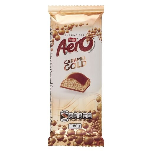 Nestle Aero Caramel Gold 80g | Agrimark