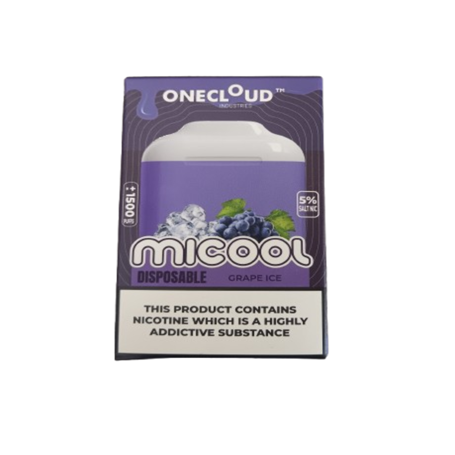 Onecloud Micool Grape Purple 3ml | Agrimark