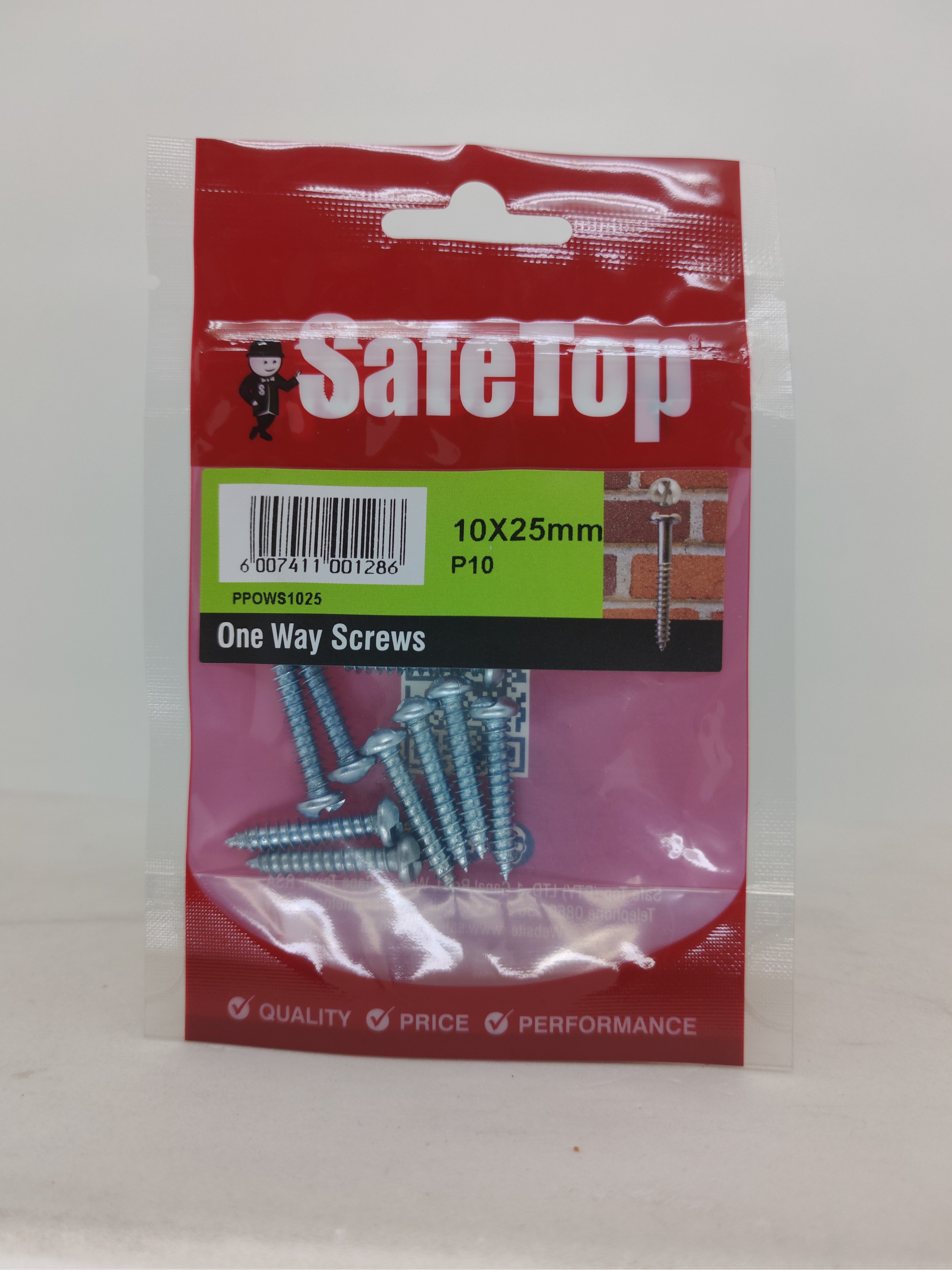 ST One Way Screws 10x25mm P10 | Agrimark