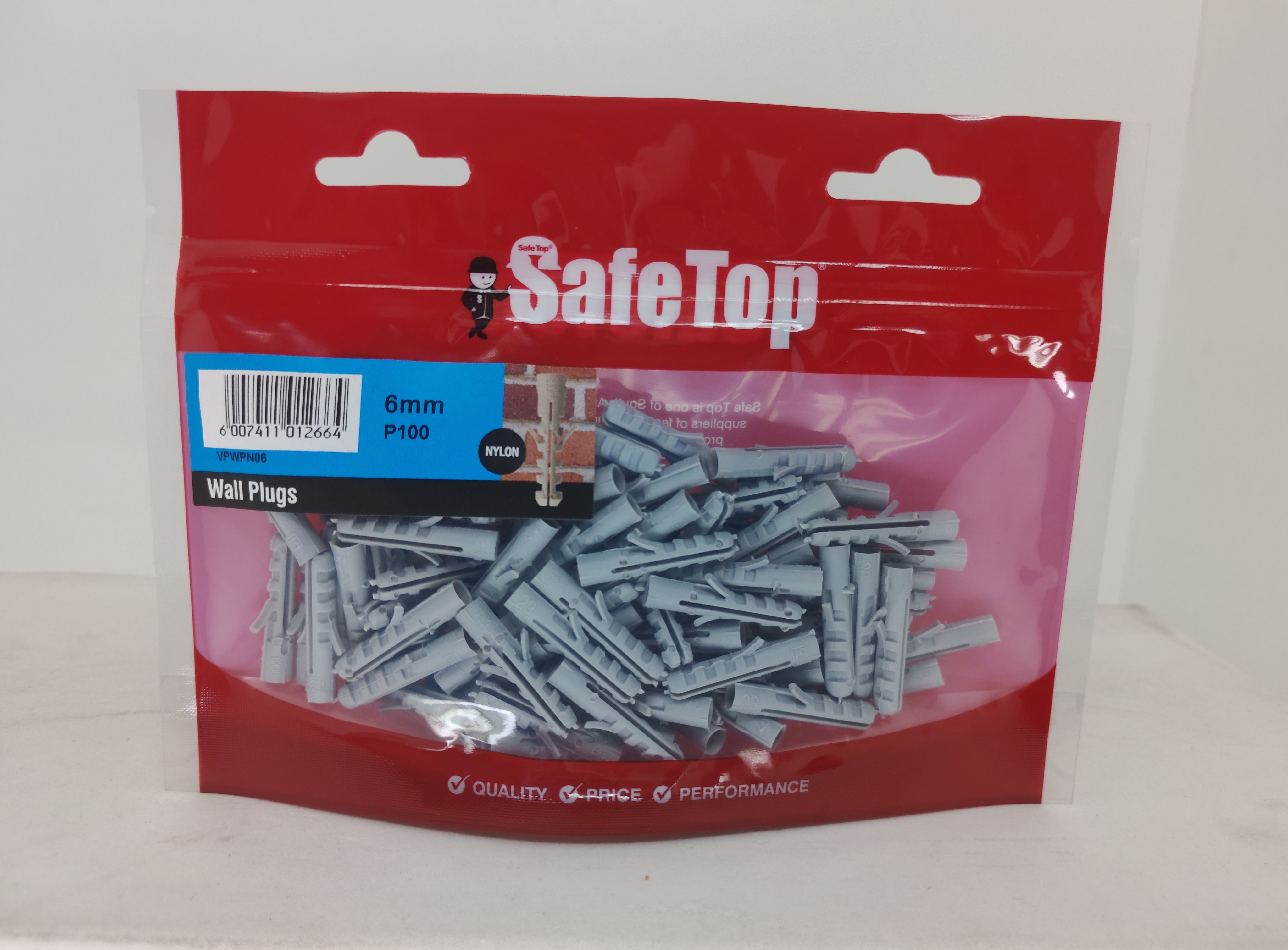 Safe Top Wall Plugs Nylon | Agrimark