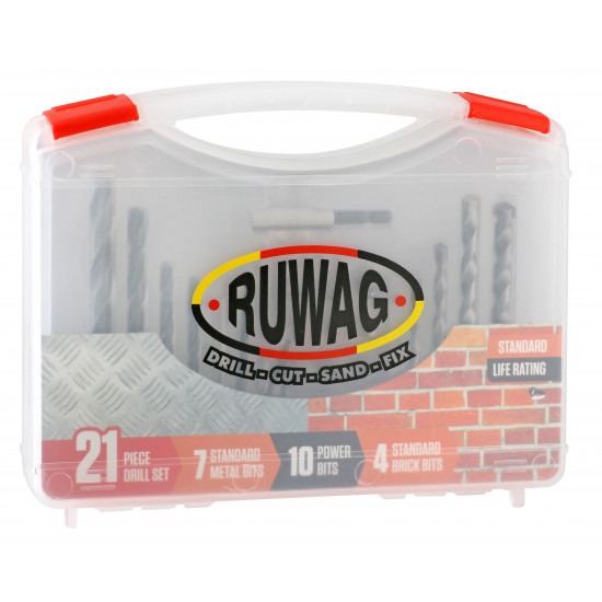 Ruwag Drill Bit Set 21pc | Agrimark