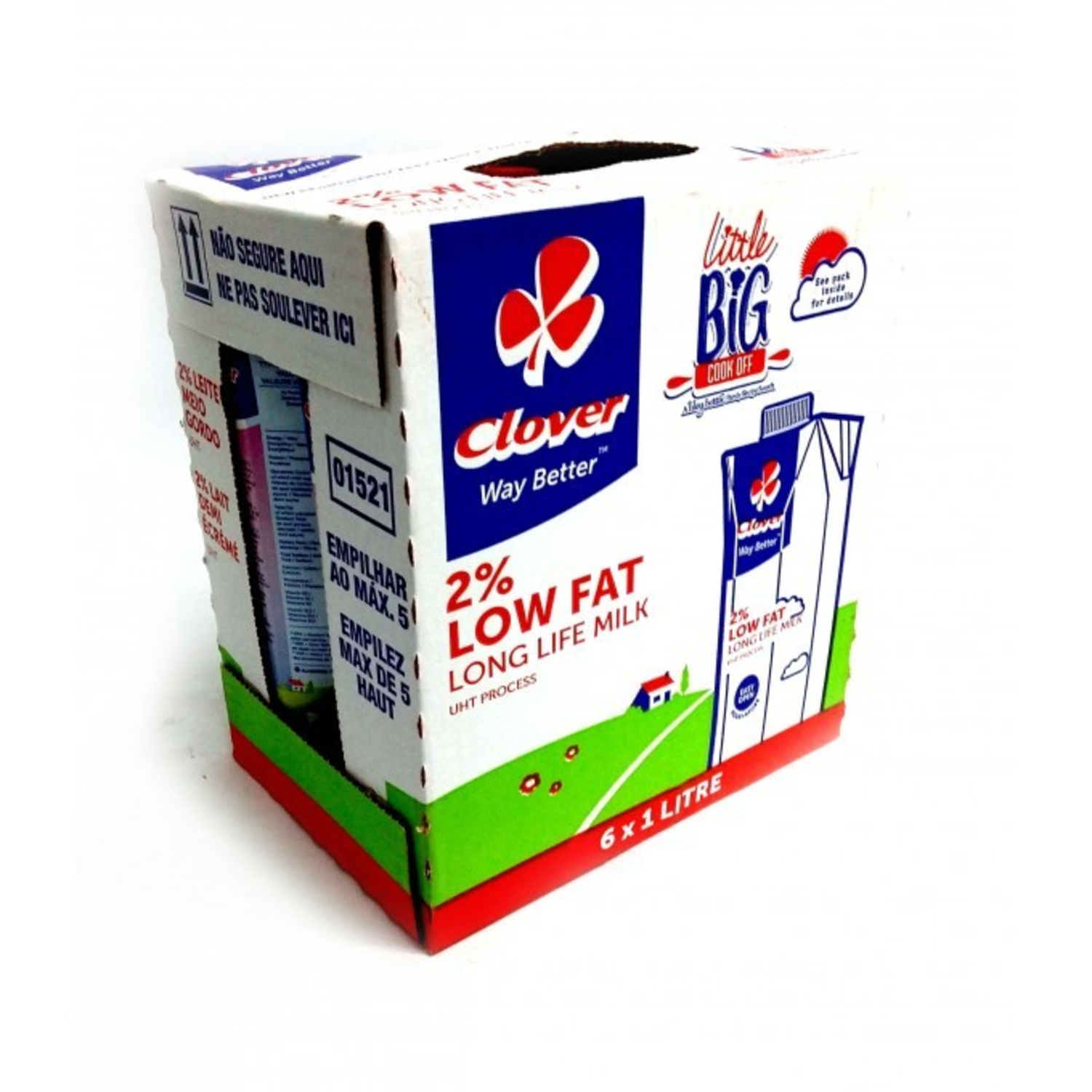 Clover Milk New Uht 2pct Low Fat 1l | Agrimark