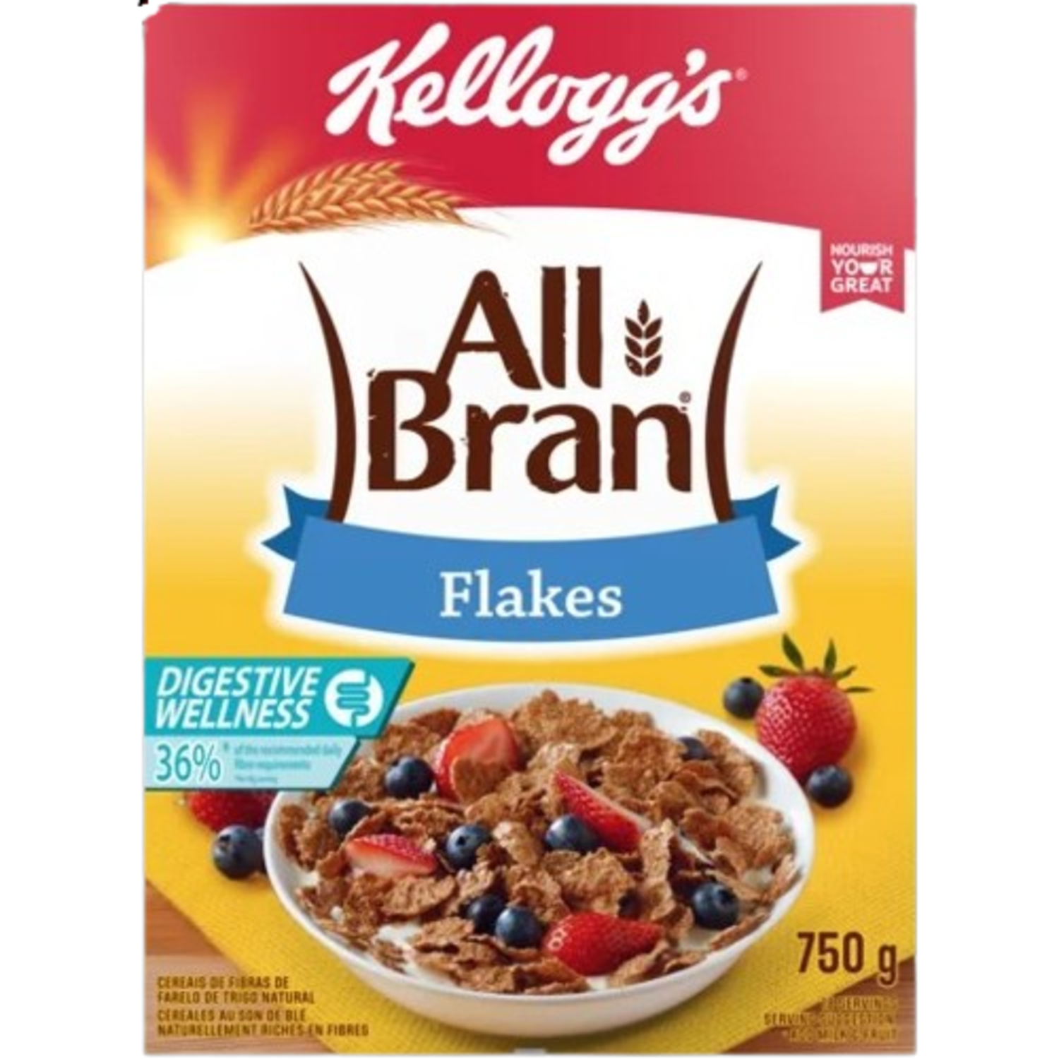 Kelloggs All Bran Flakes 750g | Agrimark