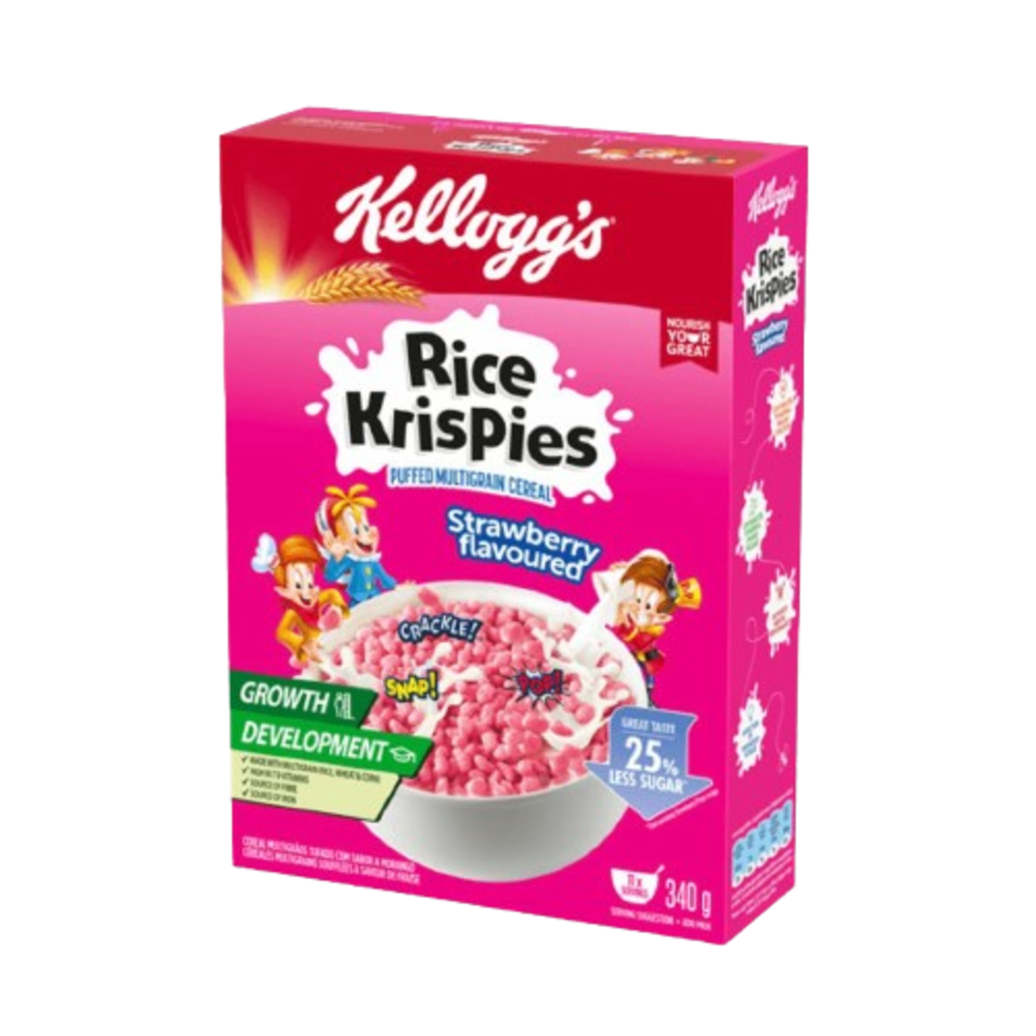 Kelloggs Rice Krispies Cer S/berry 340g | Agrimark