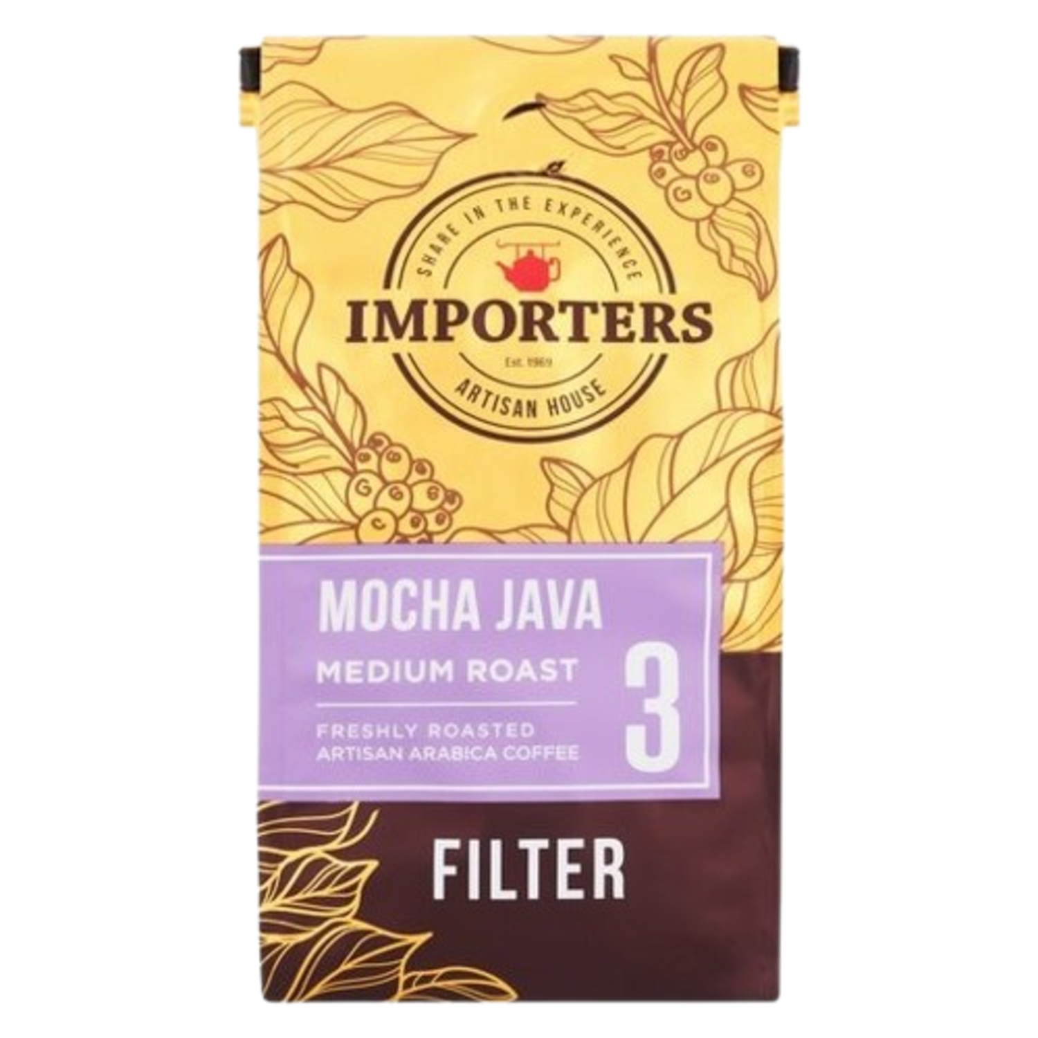Importers Mocha Java Filter Coffee 250g | Agrimark