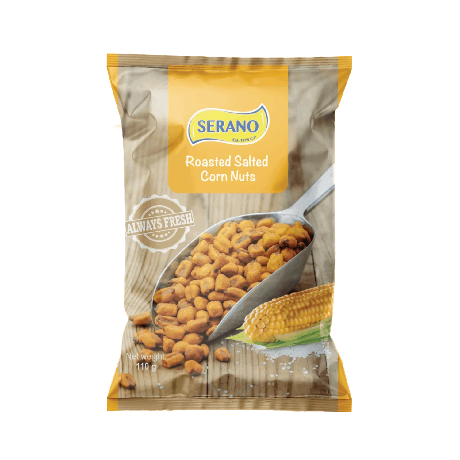 Serano Salted Corn Nuts 110g | Agrimark